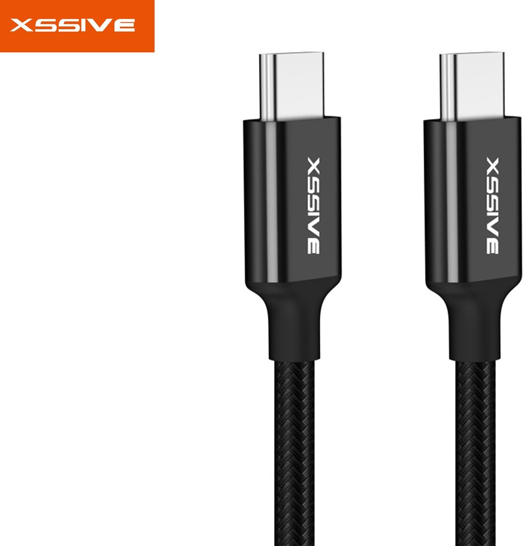 Xssive Braided Type-C to Type-C Cable 1m XSS-BR1MCC